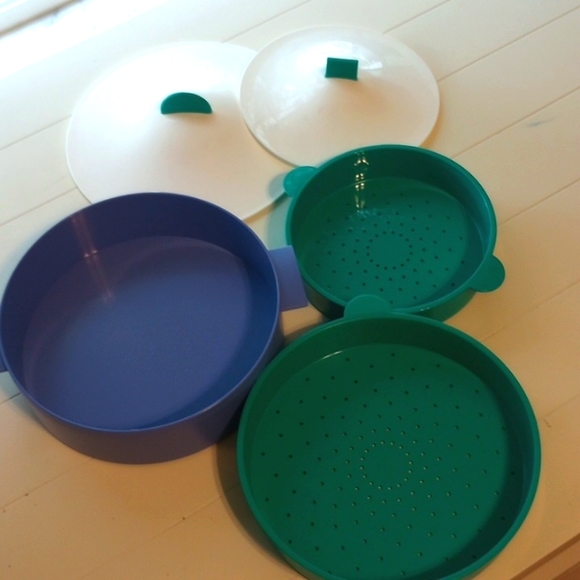 Tupperware | Kitchen | Vintage Tupperware Micro Steamer Sets Rice ...
